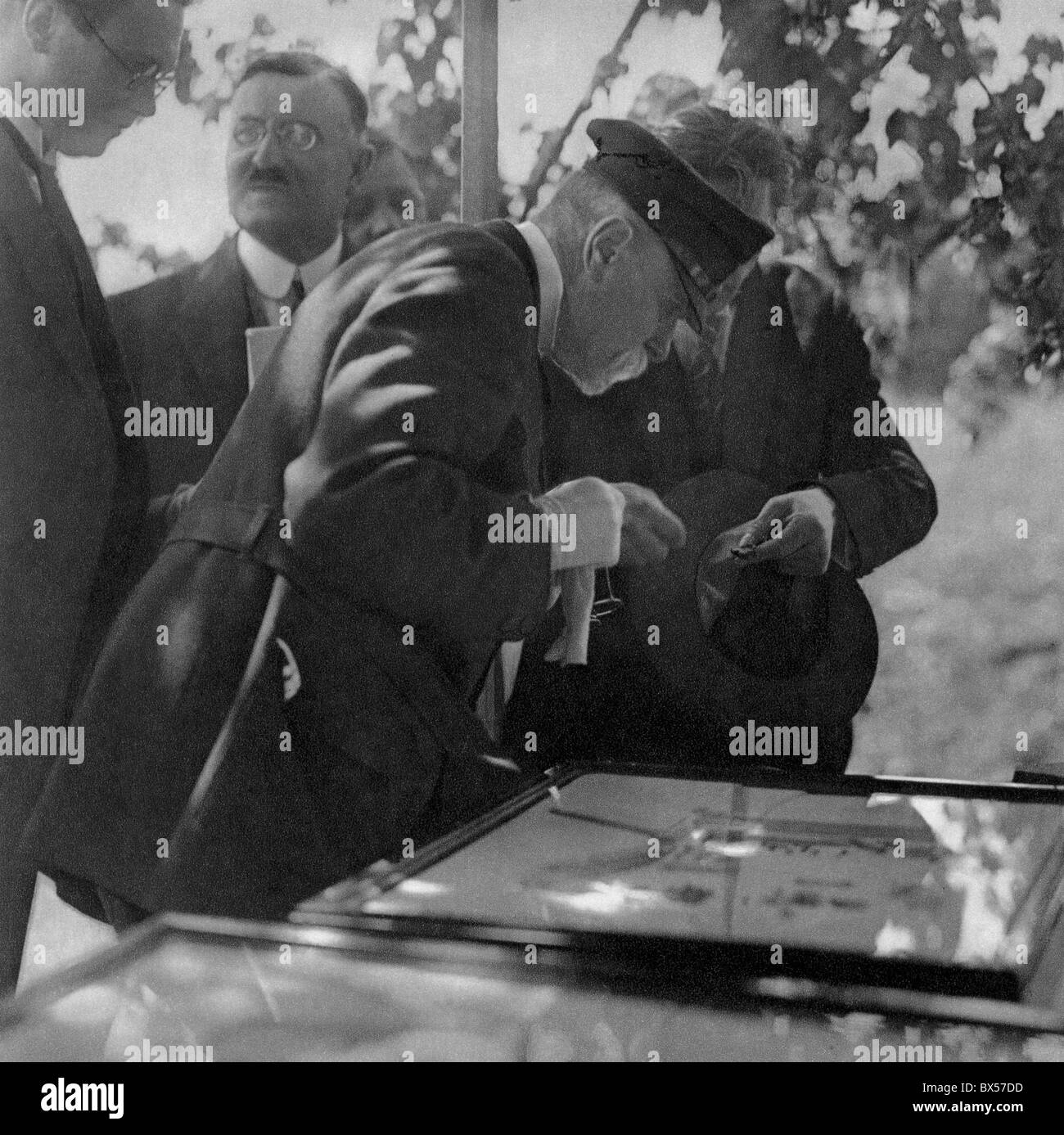 Czechoslovakia 1928, President Tomas Garrigue Masaryk during his ...