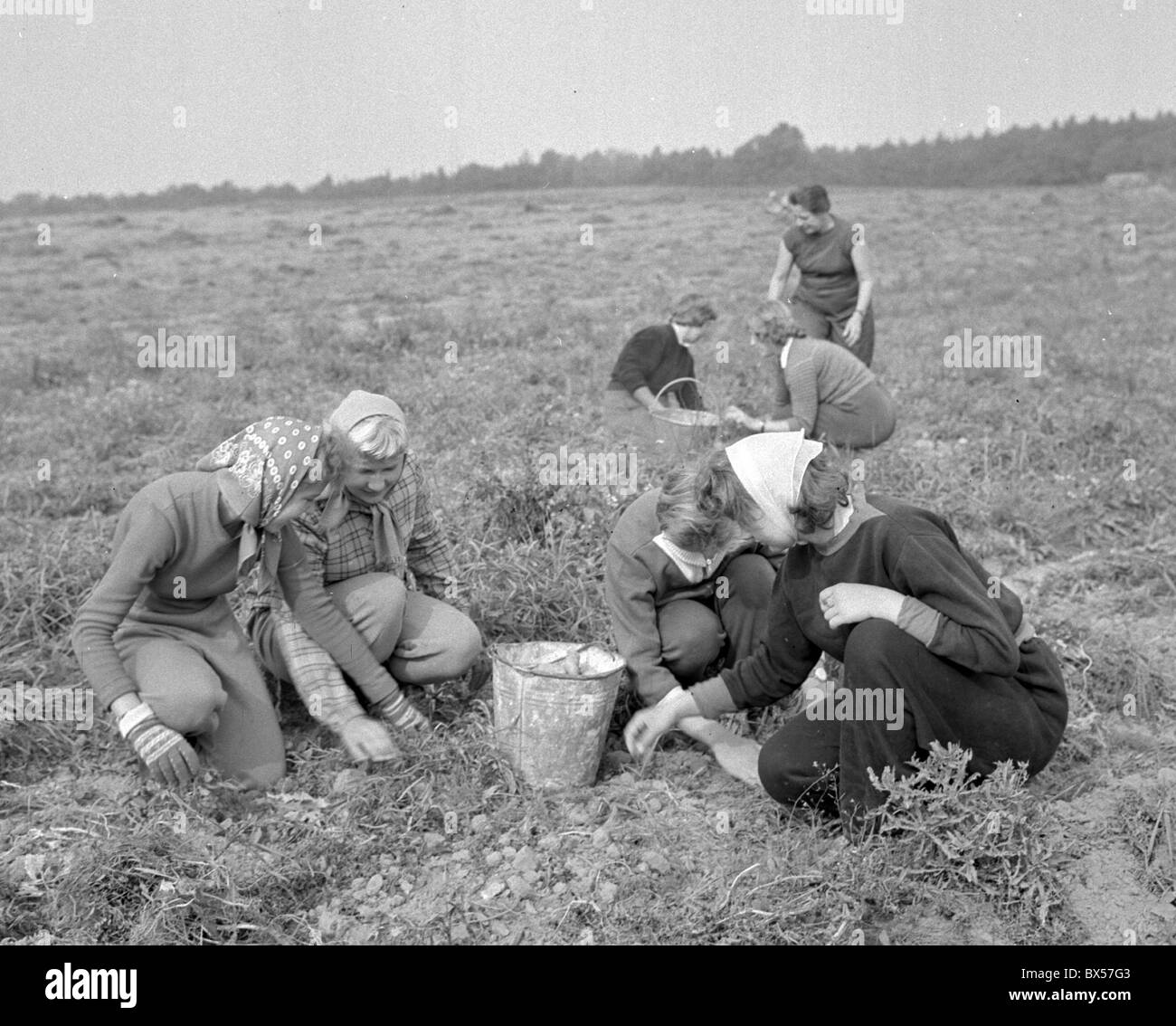 Children working on school Black and White Stock Photos & Images - Alamy