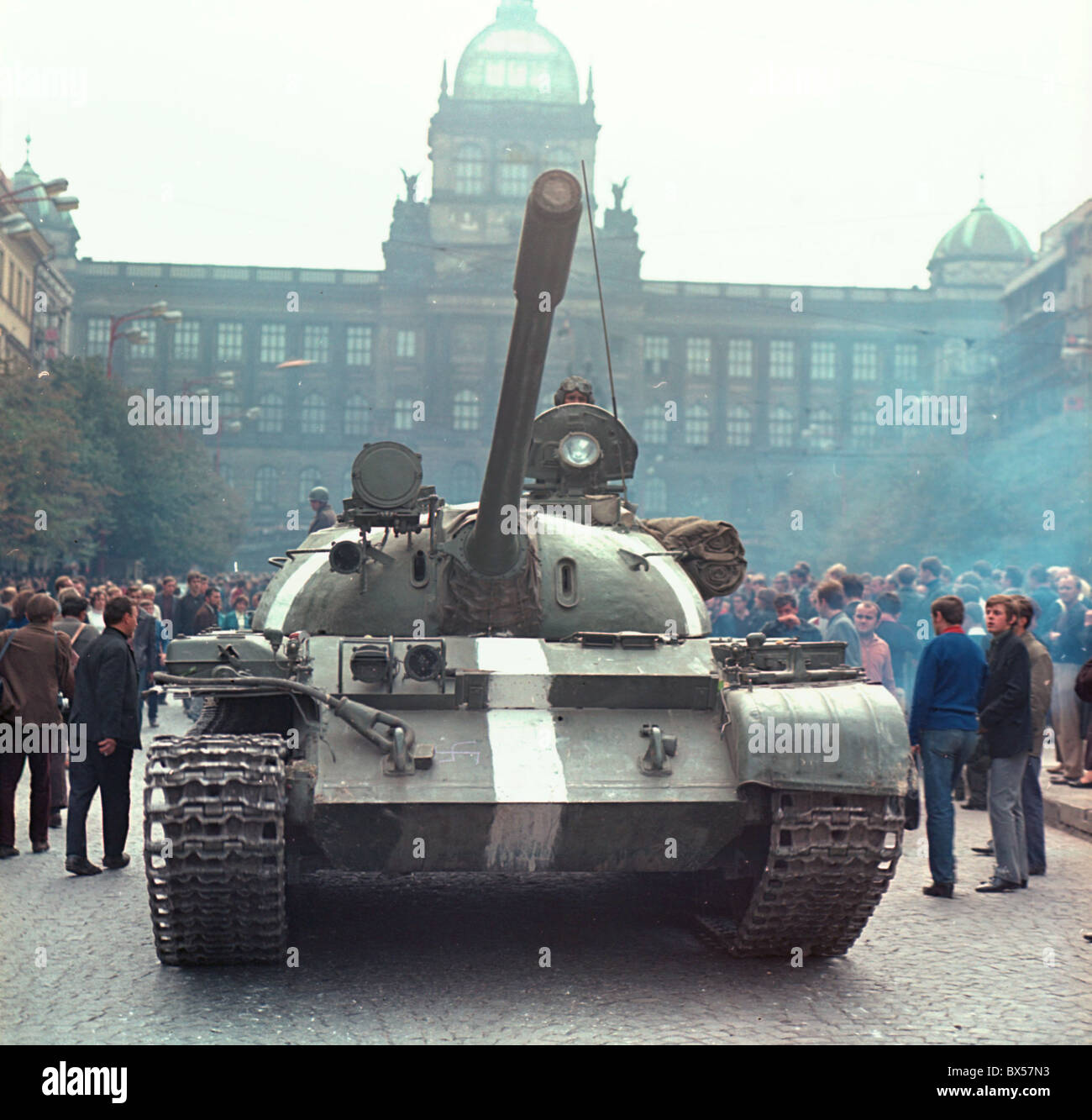 Prague spring 1968 tank hi-res stock photography and images - Alamy