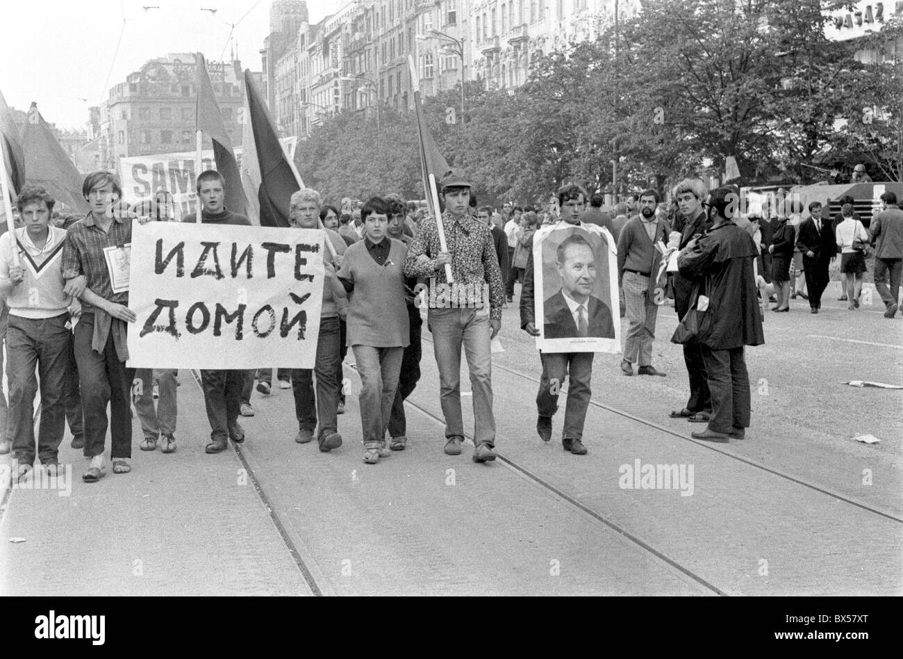 Prague spring 1968 leader alexander dubcek hi-res stock photography and ...