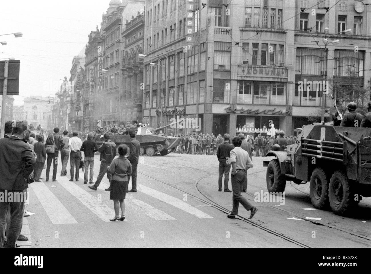 Prague Spring 1968 Tank High Resolution Stock Photography and Images ...