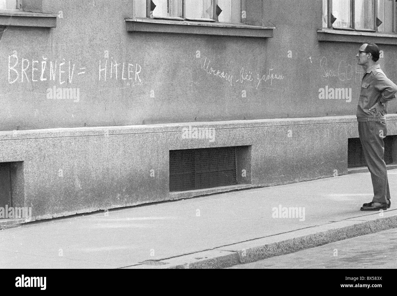 1968 anti soviet protest hi-res stock photography and images - Alamy