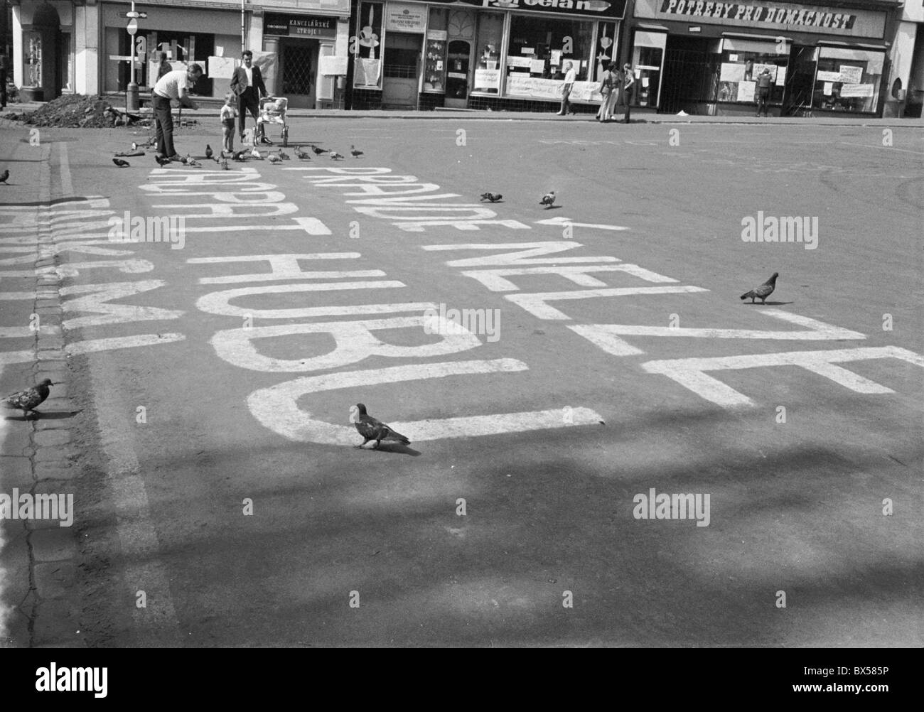 1968 anti soviet protest hi-res stock photography and images - Alamy
