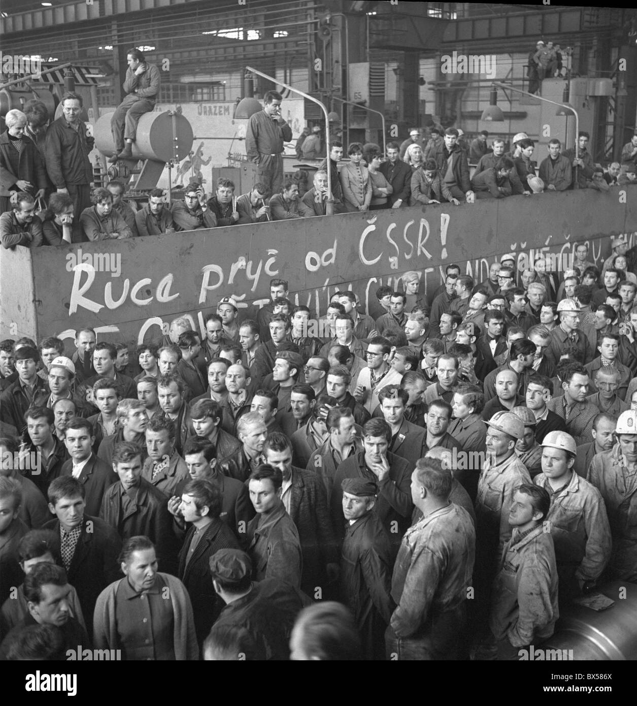 Soviet strike Black and White Stock Photos & Images - Alamy