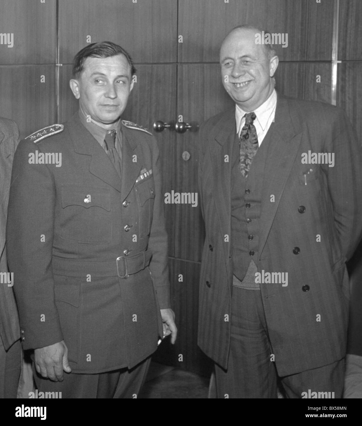 Prague - Czechoslovakia 1949. French Communist Party Deputee AndreÂ ...