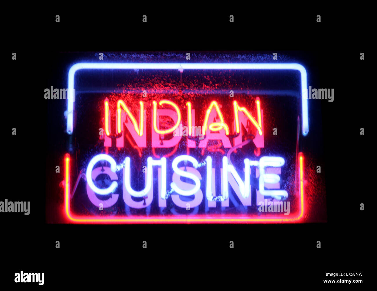 Indian food sign Cut Out Stock Images & Pictures - Alamy