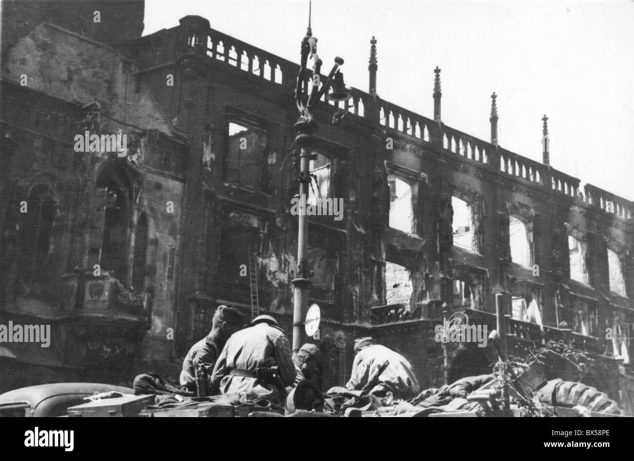 Wwii prague may 1945 german hi-res stock photography and images - Alamy