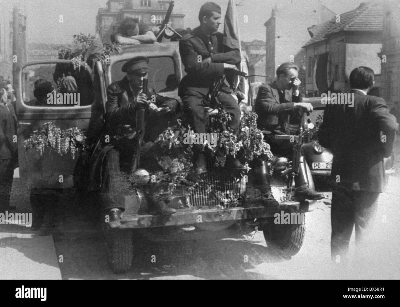 Wwii prague may 1945 prague hi-res stock photography and images - Alamy