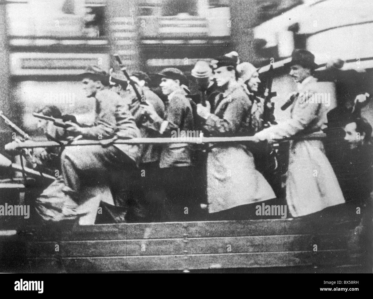 WWII Prague May 6 1945. Prague is liberated by General VlasovÂ´s II ...