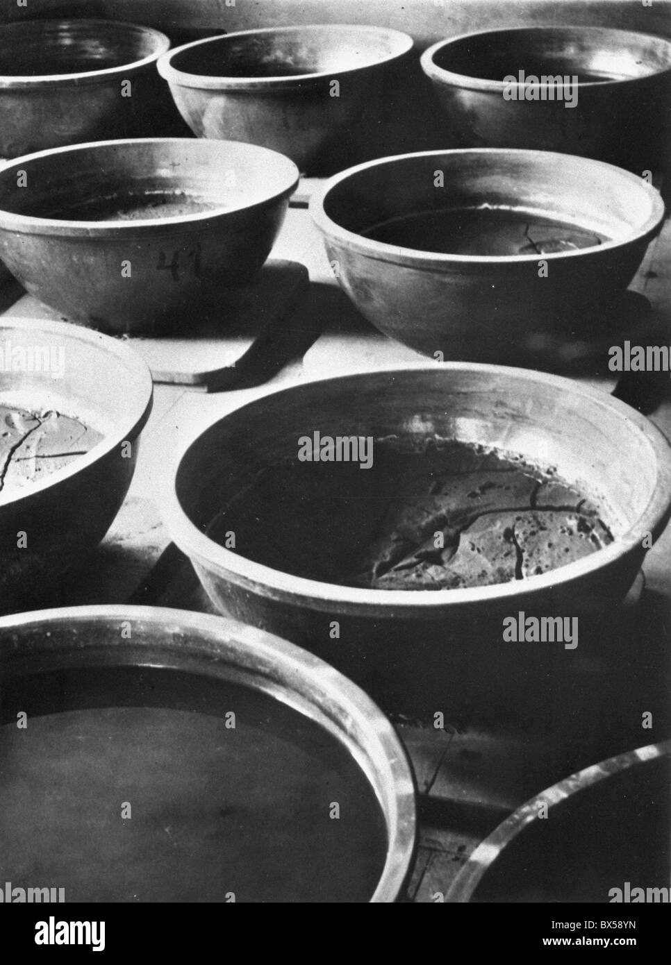 Radium, excavated from mine in Jachymov, melting of radiactive left ...