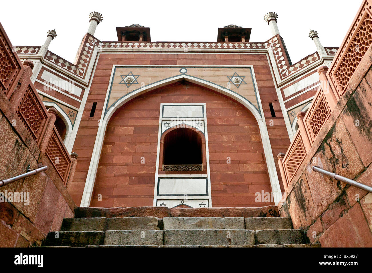 Steps leading up to the Mausoleum at Humayun's Tomb, Nizamuddin East ...