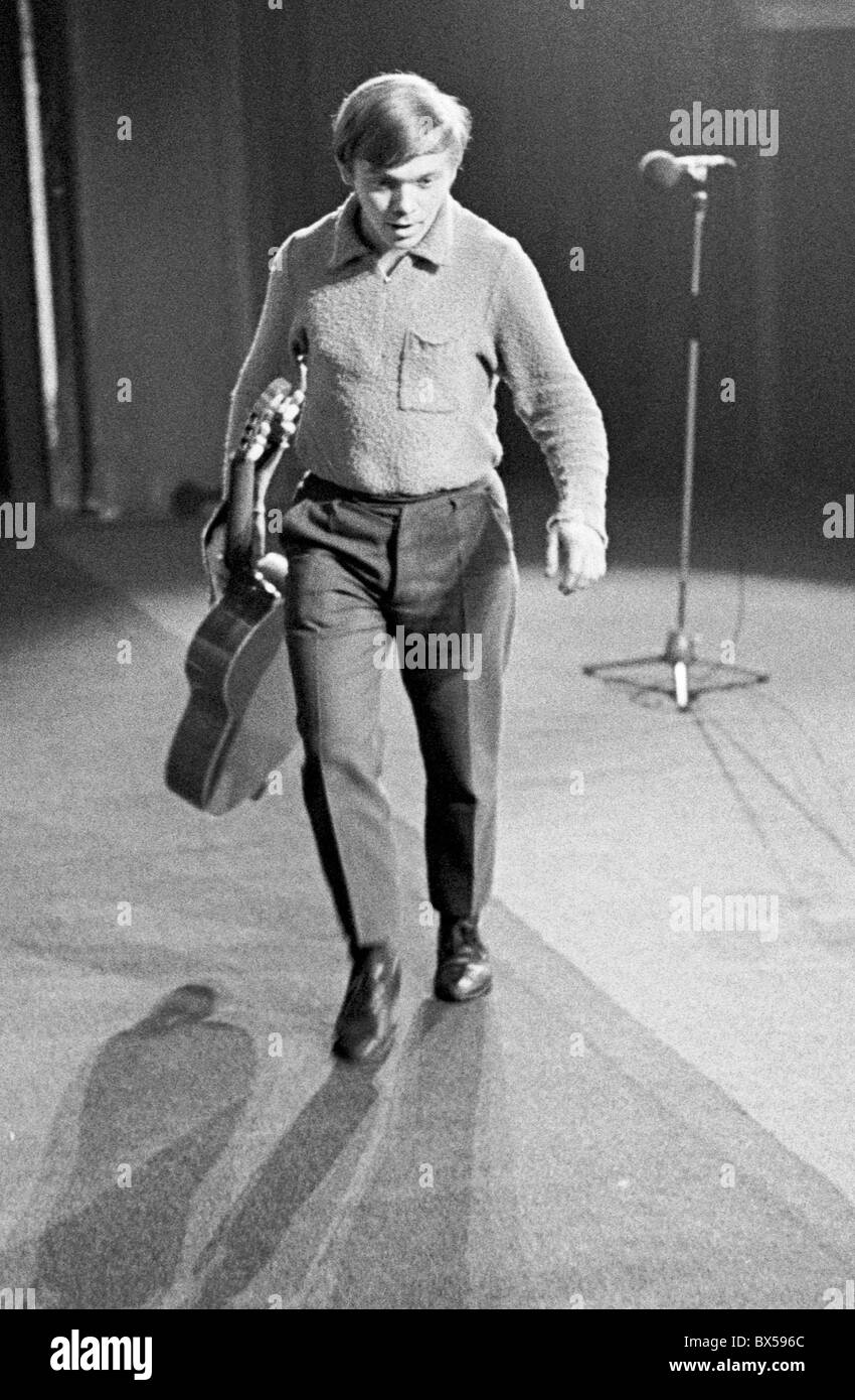 singer Karel Kryl Stock Photo - Alamy