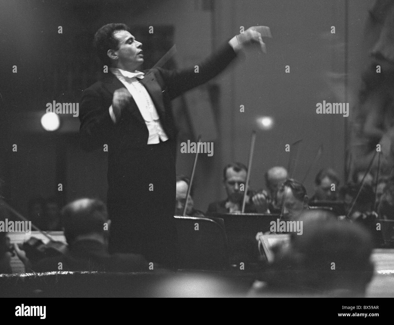 conductor Lorin Maazel Stock Photo - Alamy