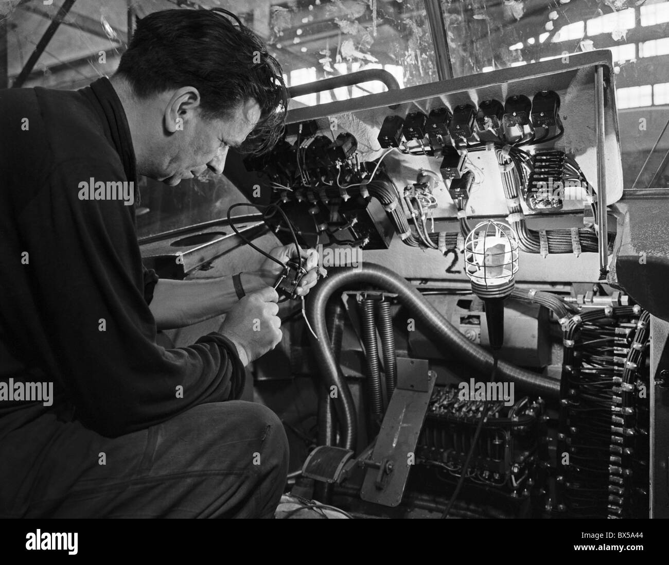 Mass installation Black and White Stock Photos & Images - Alamy