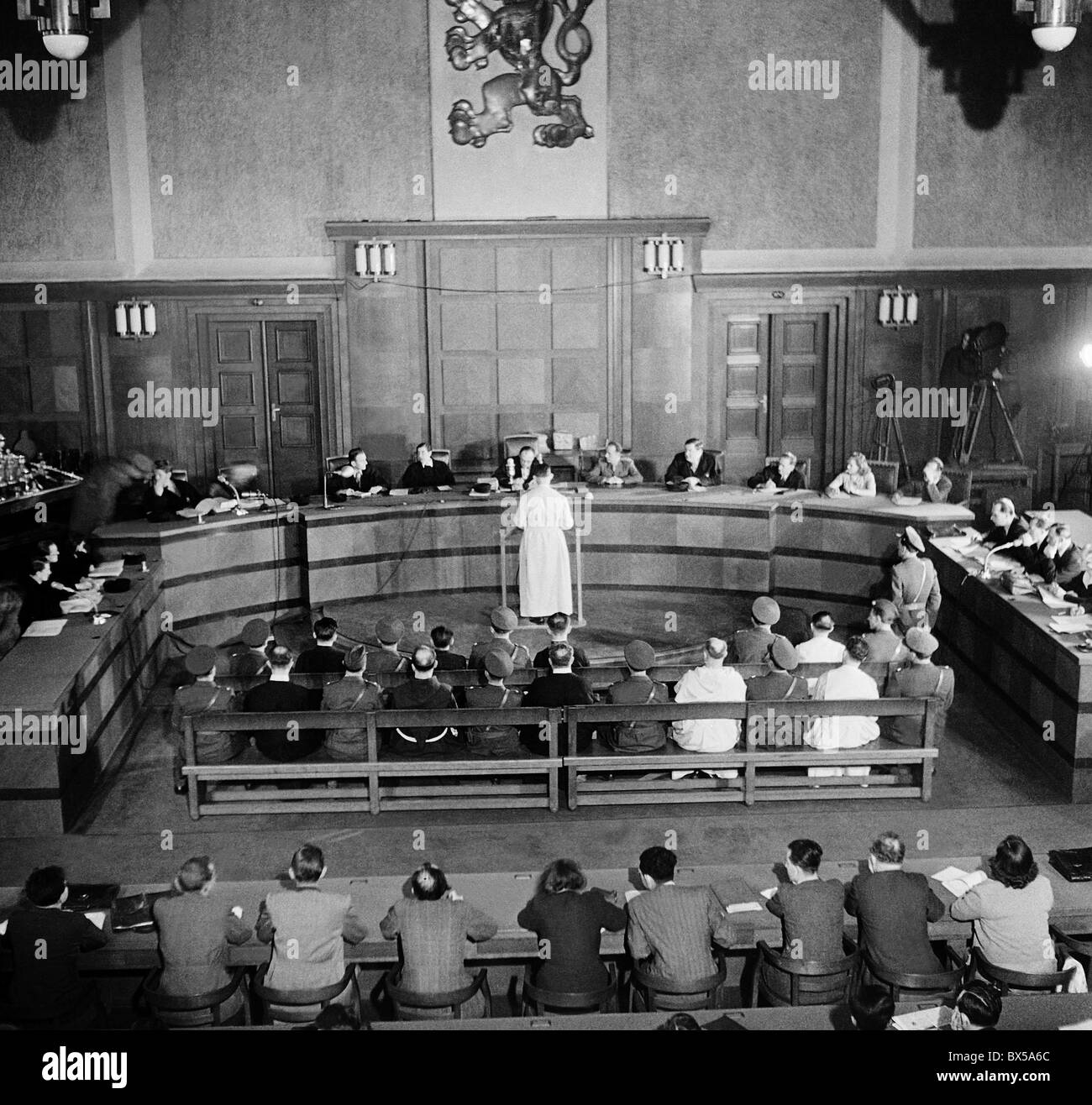 Clergy on trial Stock Photo - Alamy