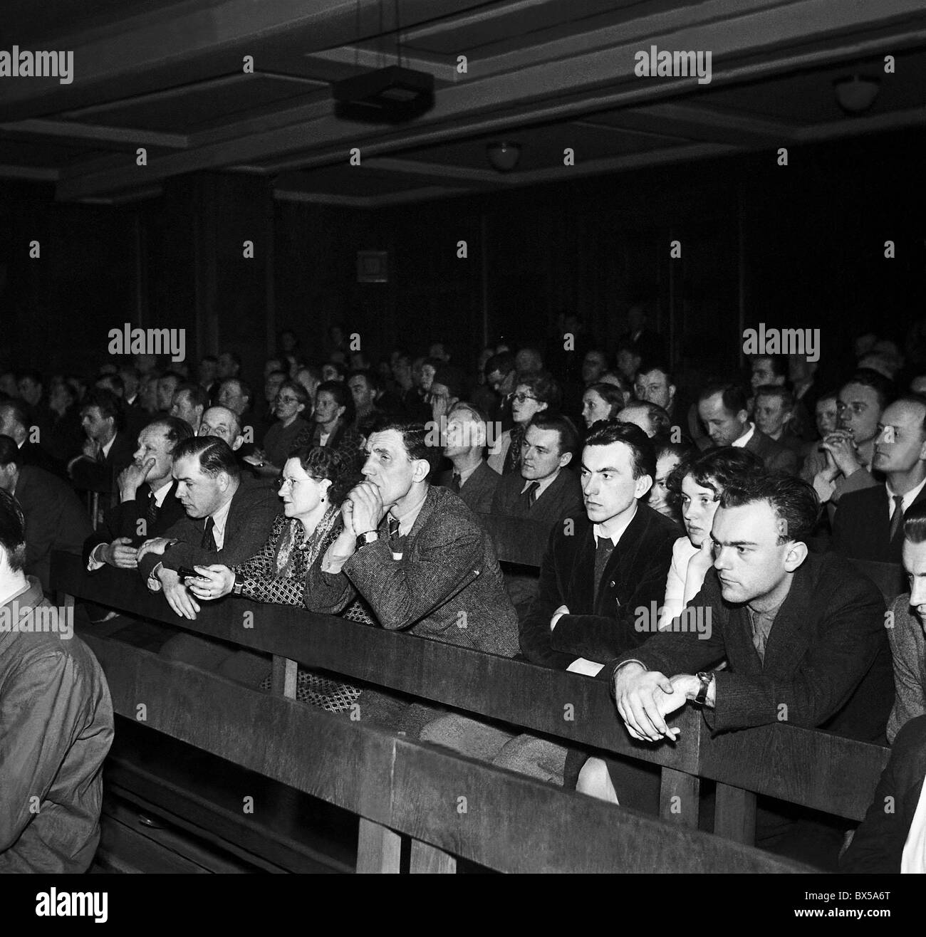 Clergy on trial Stock Photo - Alamy
