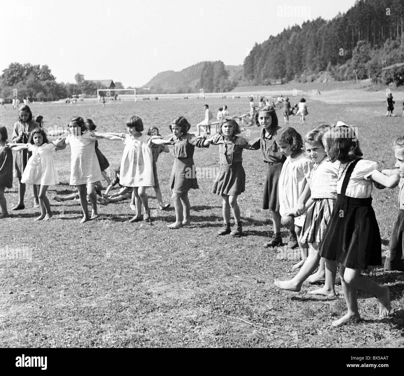 Home for Greek children Stock Photo - Alamy