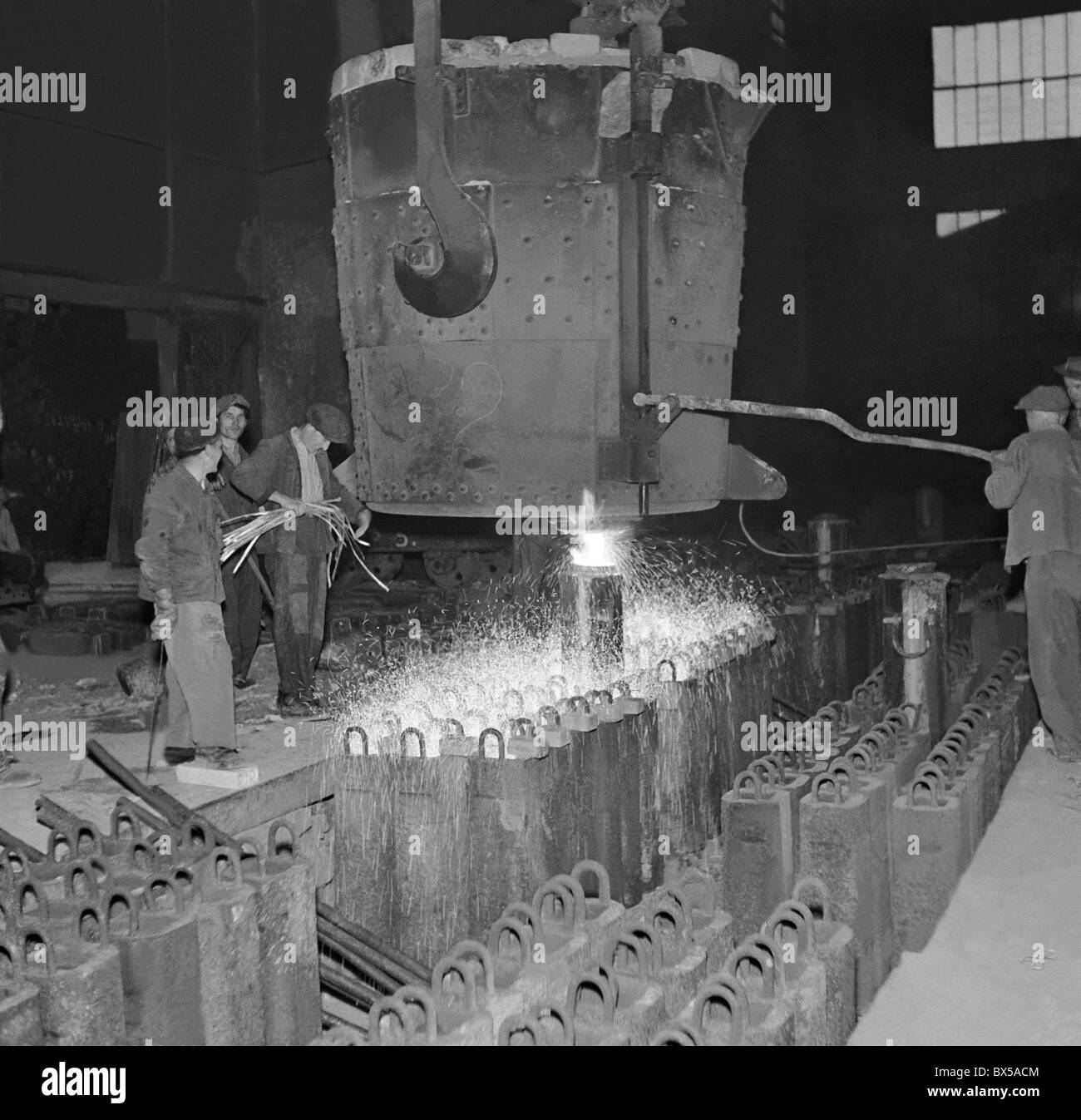 Iron ingot Black and White Stock Photos & Images - Alamy