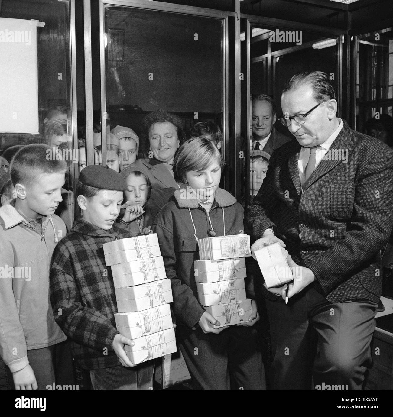 cash, one million, bank, children Stock Photo - Alamy