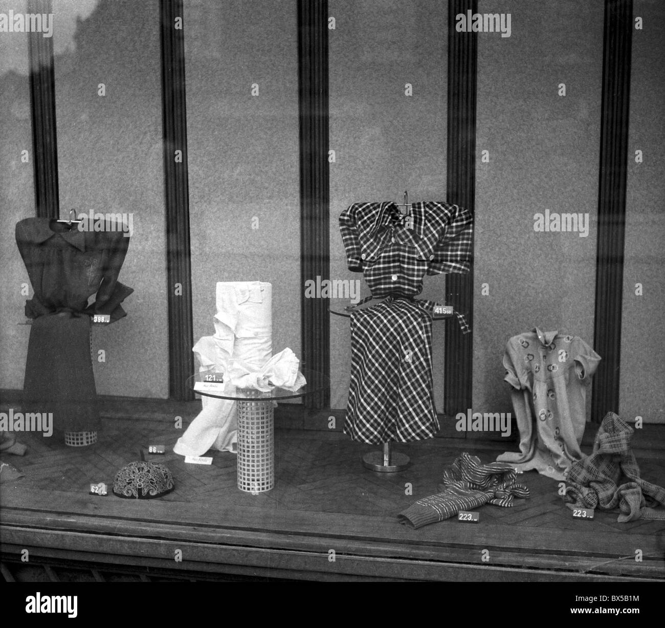 Prague 1945, window display. CTK Vinatge Photo Stock Photo - Alamy