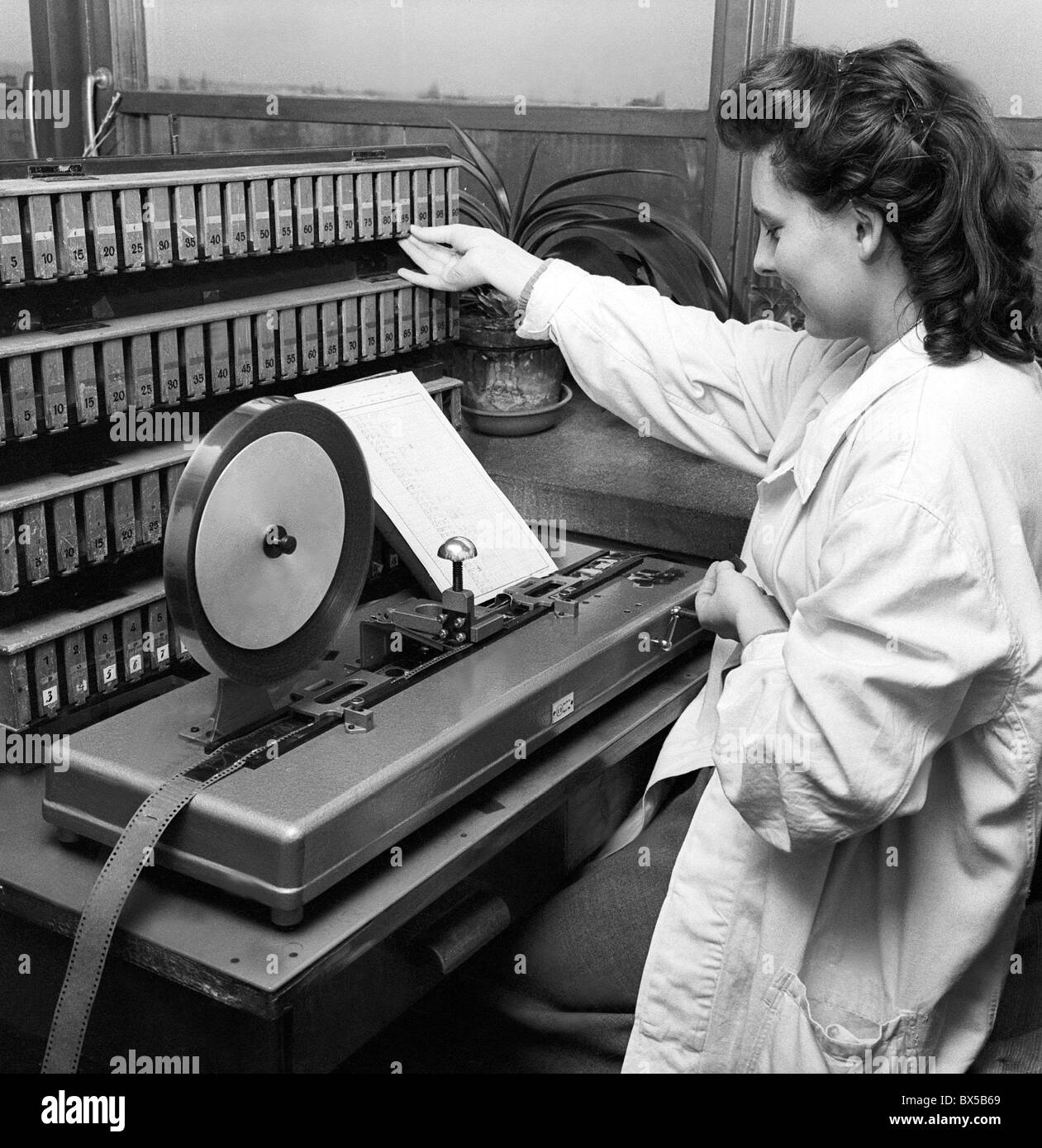 Film copying center, Barrandov Film Studios Stock Photo - Alamy