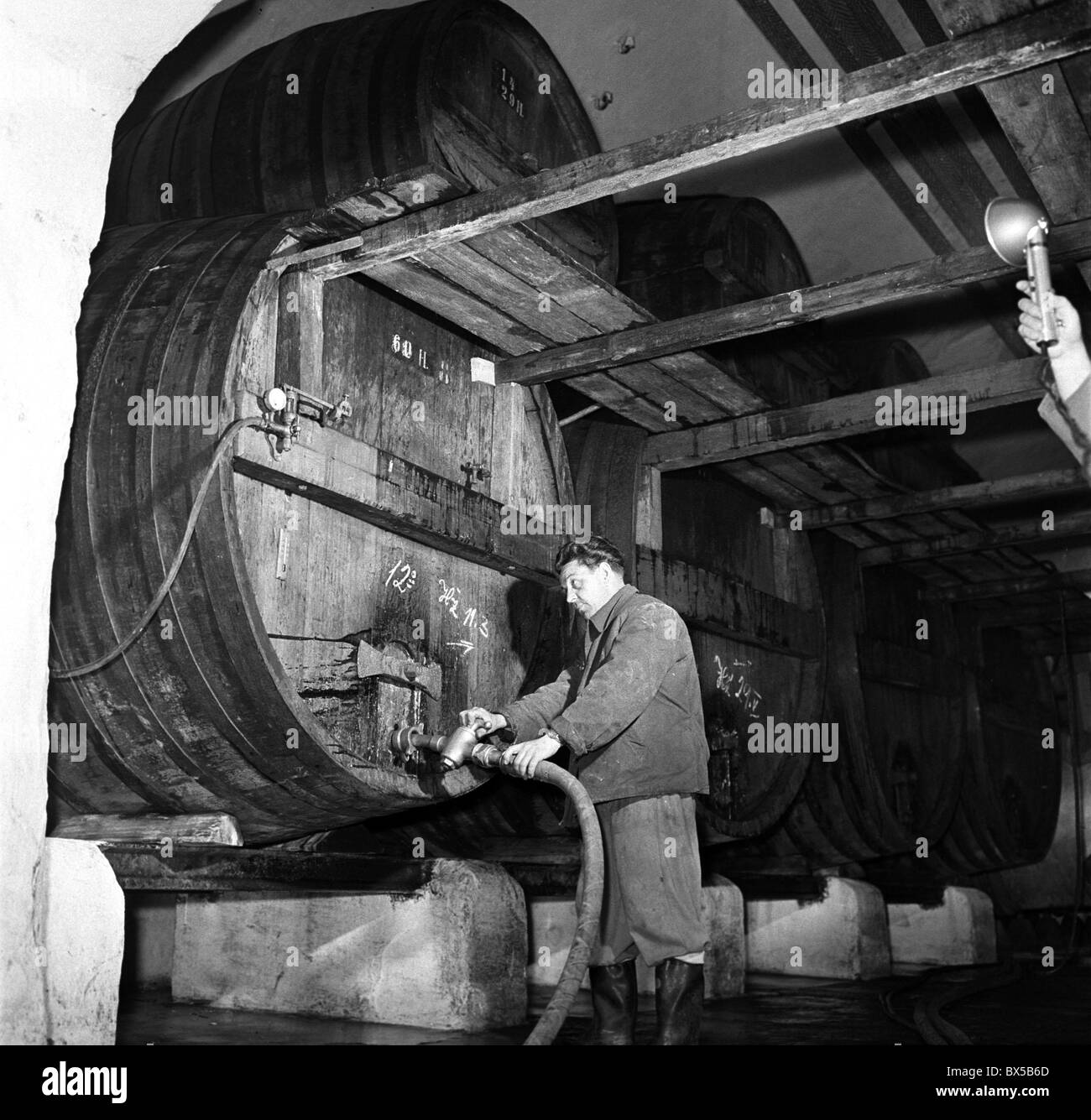 Budweis, beer brewery Samson Stock Photo - Alamy