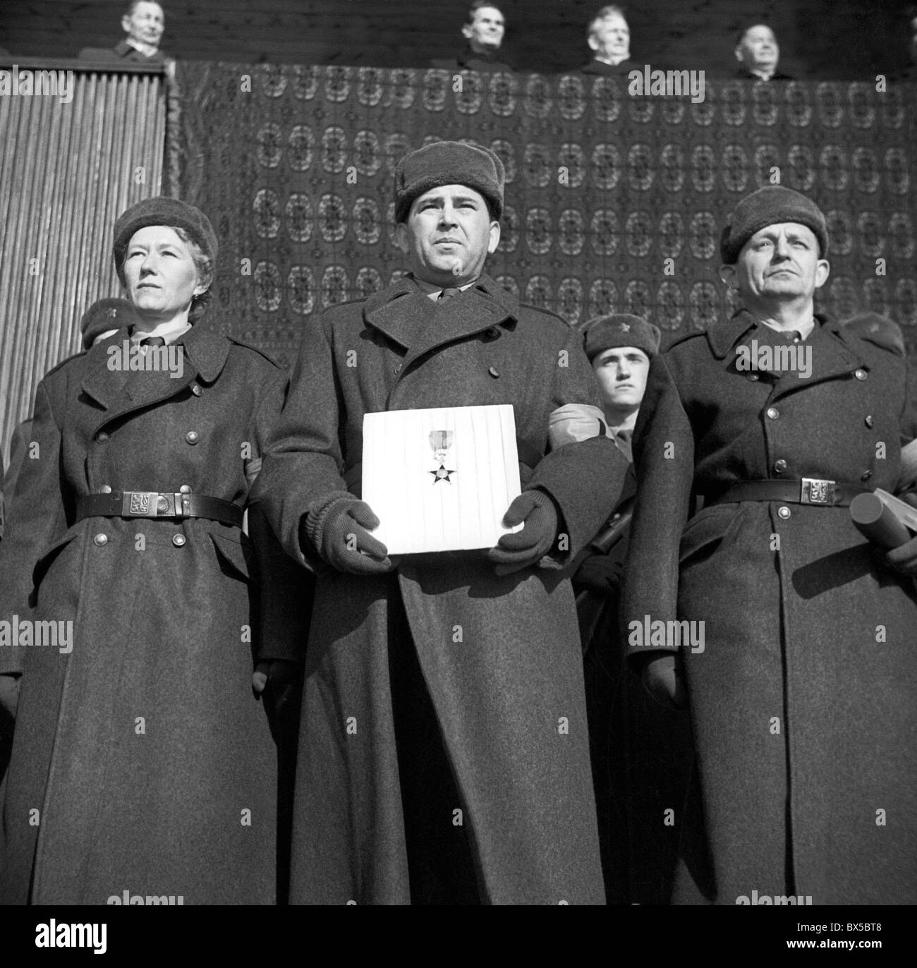 Prague, Letna Plains, 10th anniversary of victorious February Stock ...