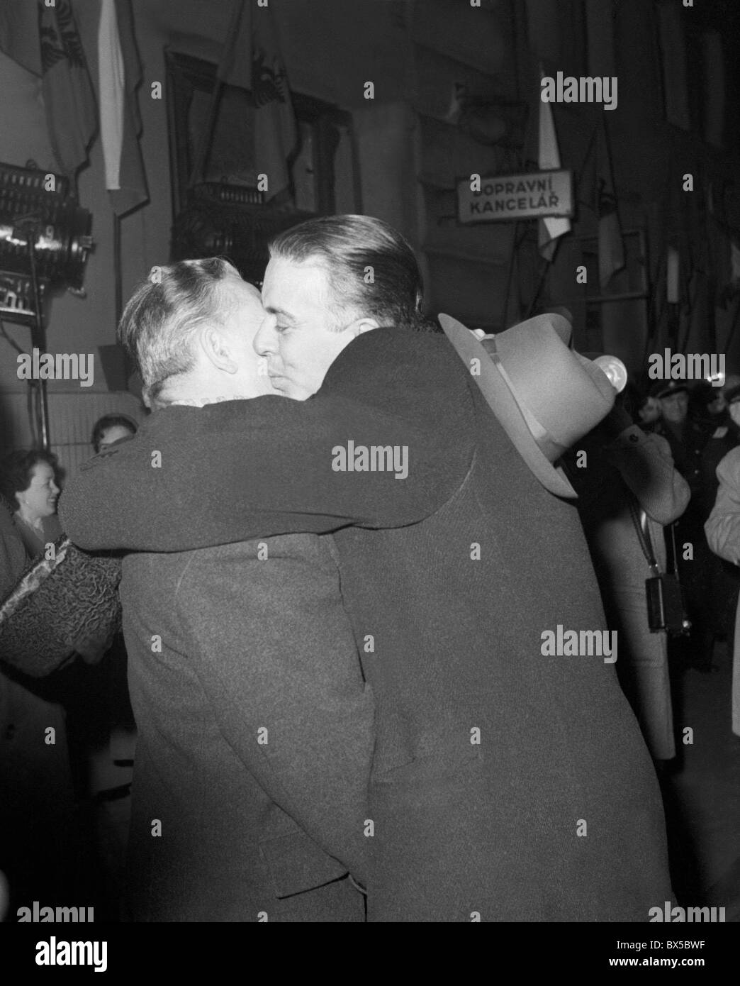 Enver Hoxha, kiss Stock Photo - Alamy