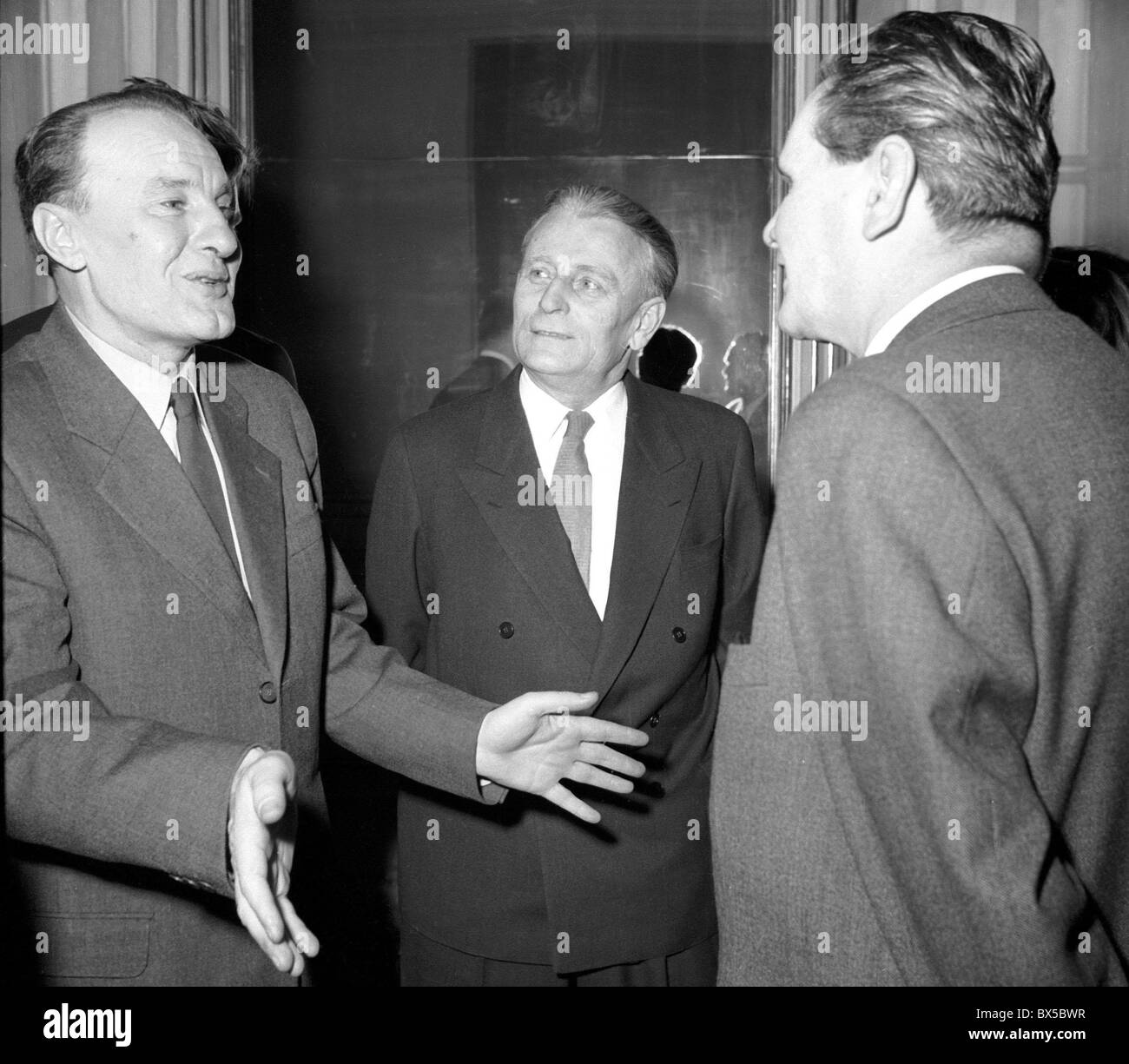 HungaryÂ´s First Secretary of the Communist Party Janos Kadar (left ...