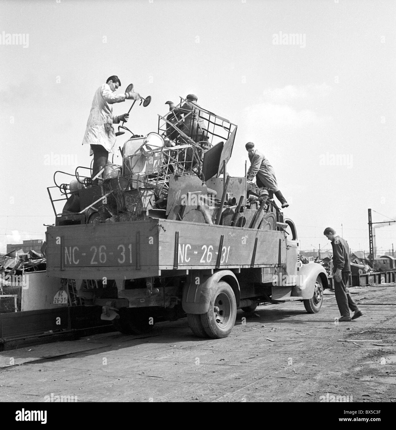 Metal collection, scrap metal Stock Photo - Alamy