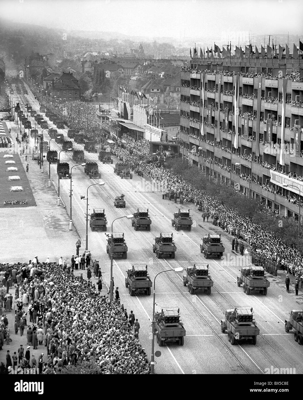 Soviet army parade Black and White Stock Photos & Images - Alamy