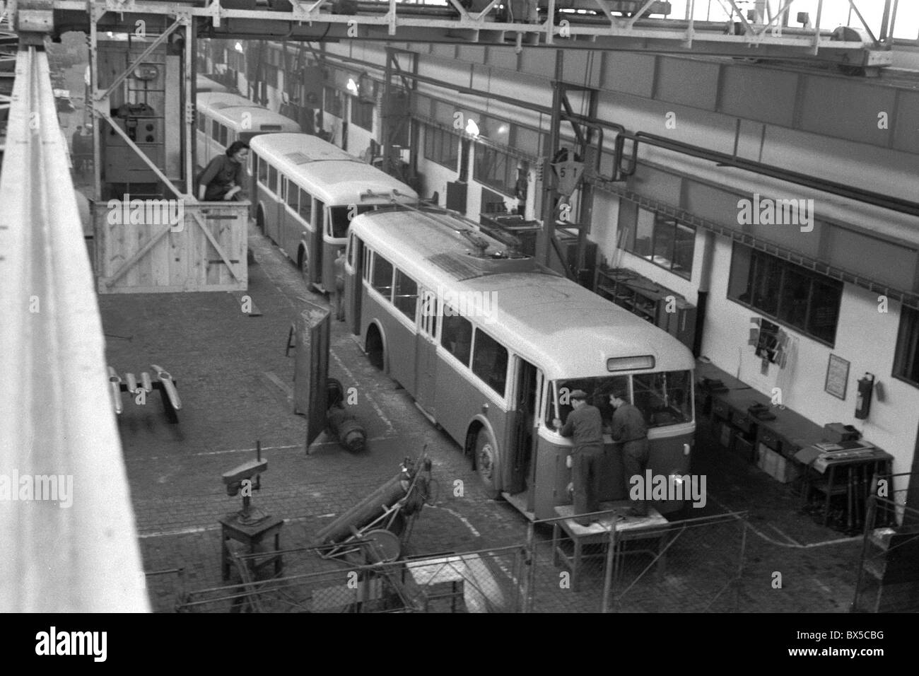 1960 bus hi-res stock photography and images - Alamy