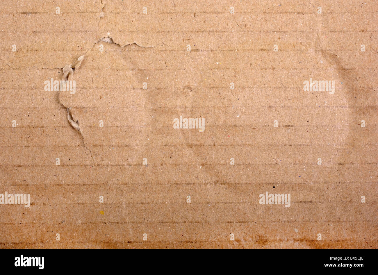 Brown damaged cardboard with bottle traces as background Stock Photo ...