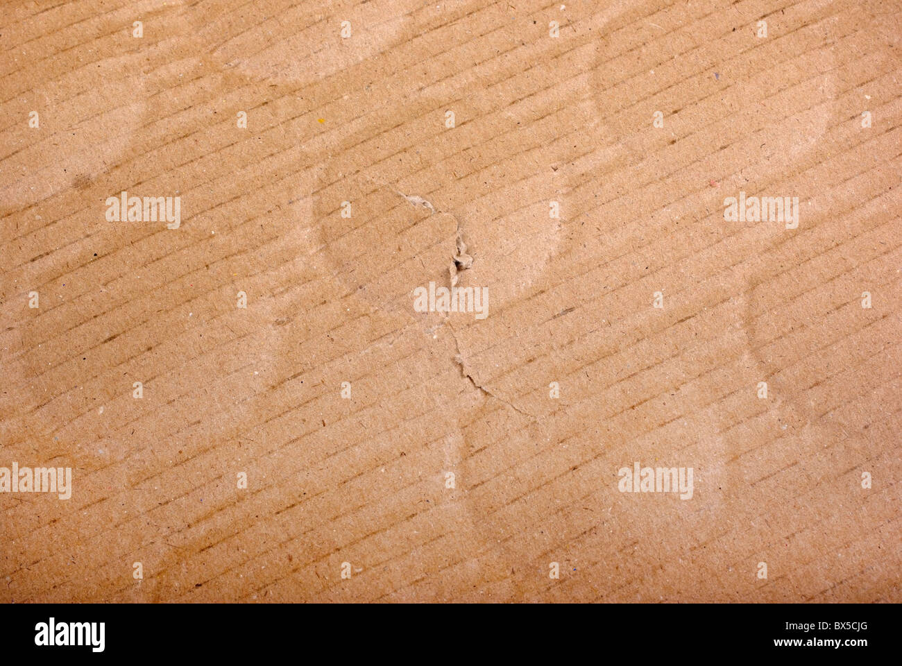 Brown damaged cardboard with bottle traces as background Stock Photo ...