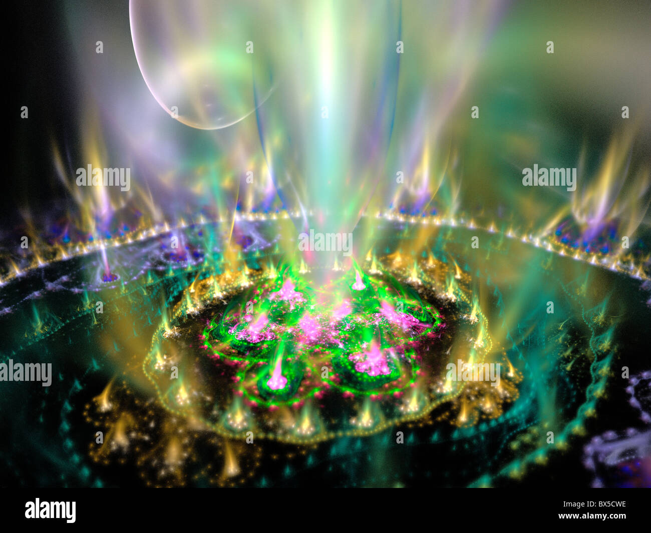 Abstract multi colored detailed plasma flame. Good as background ...