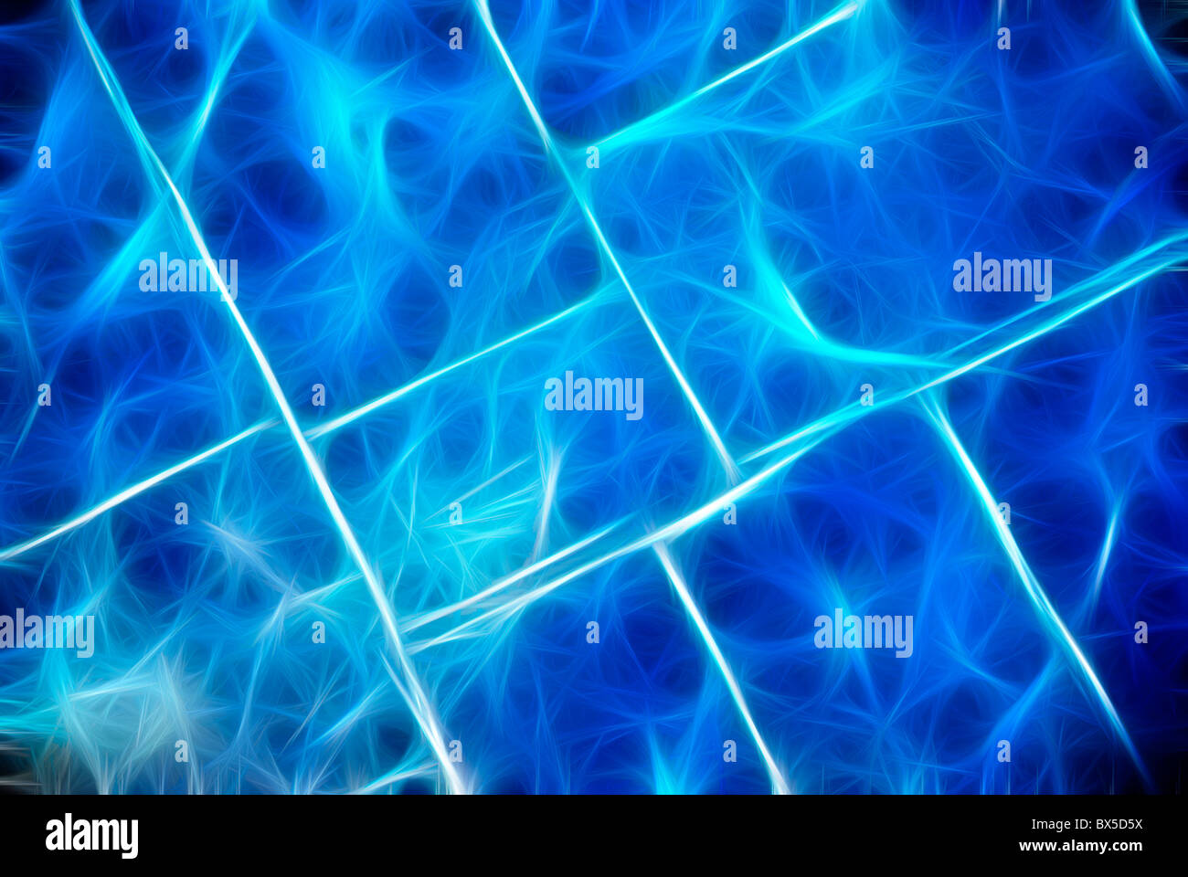 Abstract digitally rendered blue fractal background. Good as wallpaper ...