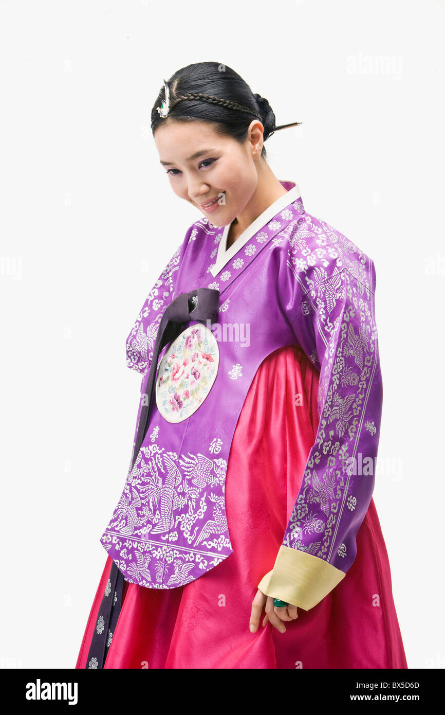 Wearing traditional korean costume hi-res stock photography and images ...