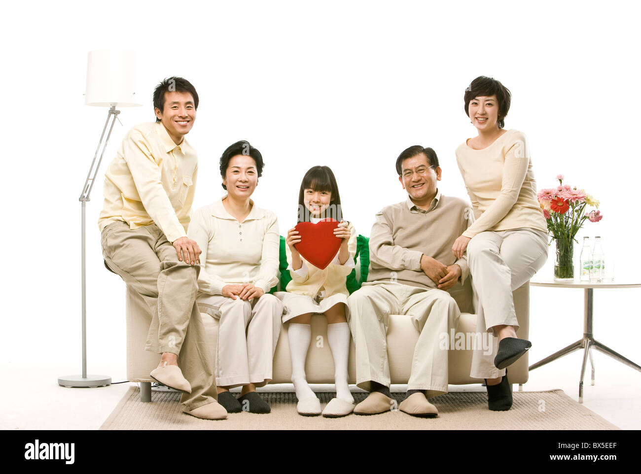 Large family portrait hi-res stock photography and images - Alamy