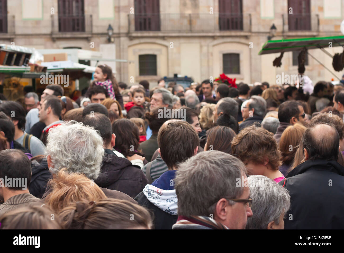 Santa Lucia fair, traditional market in Barcelona where you can buy all ...