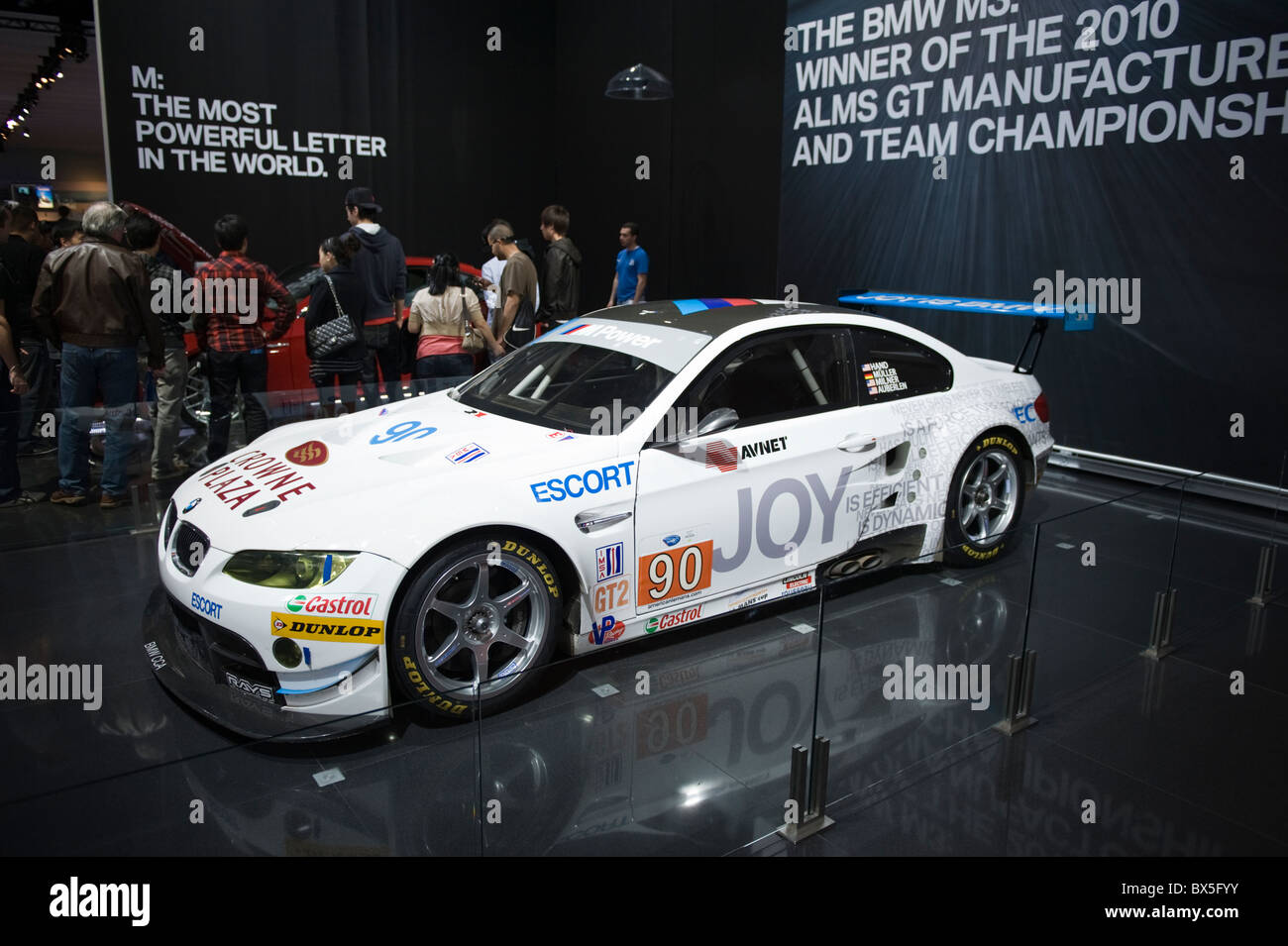 BMW M3 ALMS racer at the 2010 LA Auto Show in the Los Angeles ...