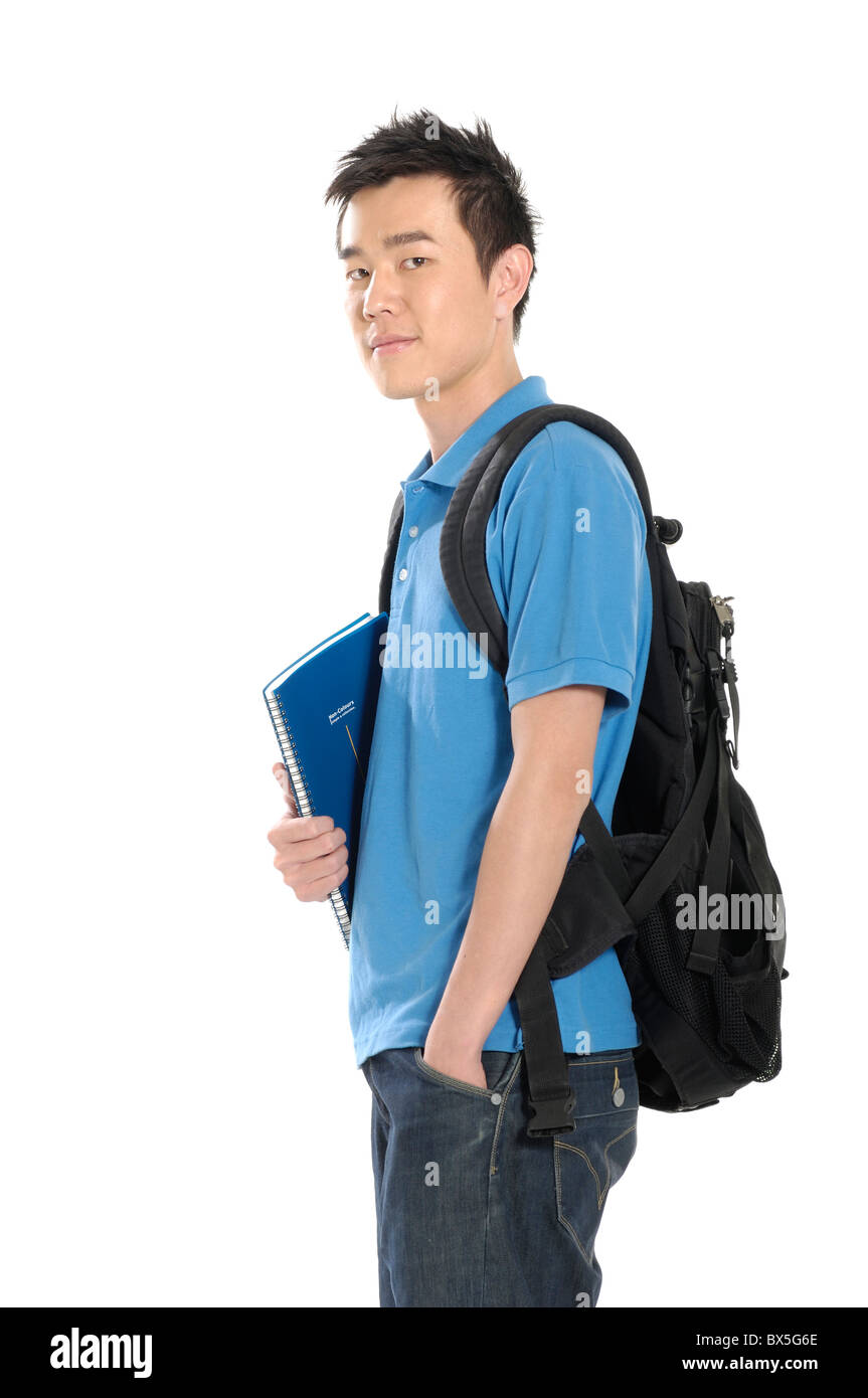 Portrait of a male university student Stock Photo - Alamy