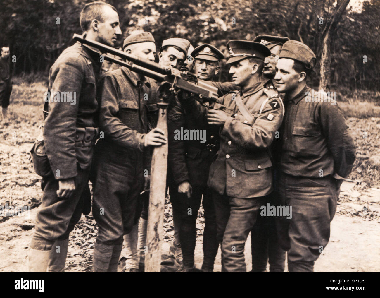 Machine Gun Wwi High Resolution Stock Photography and Images - Alamy