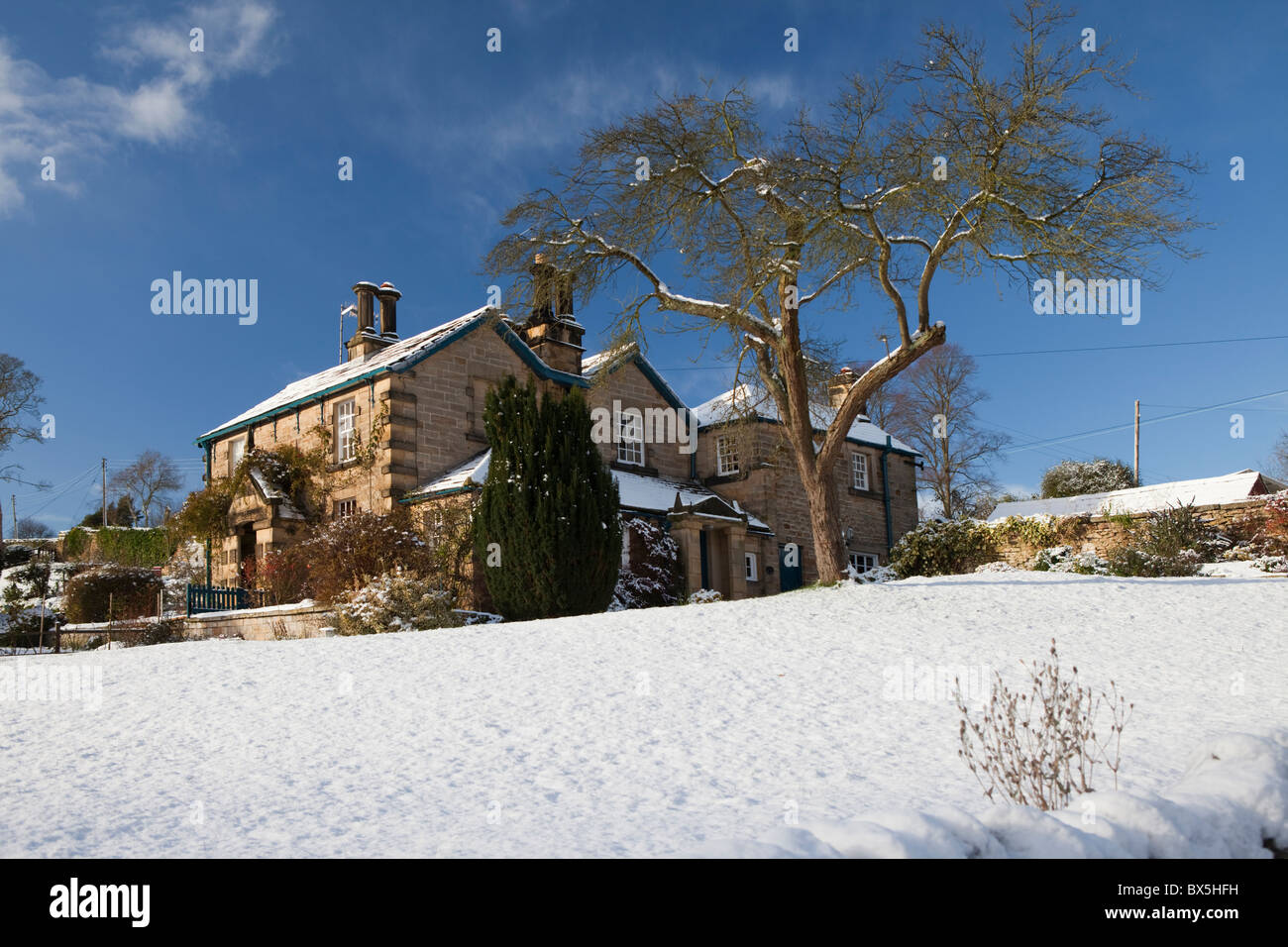 Chatsworth house winter hi-res stock photography and images - Alamy