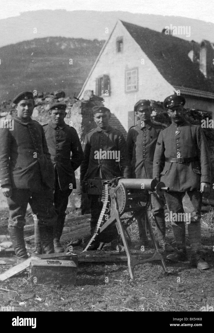 Machine Gun Wwi High Resolution Stock Photography and Images - Alamy