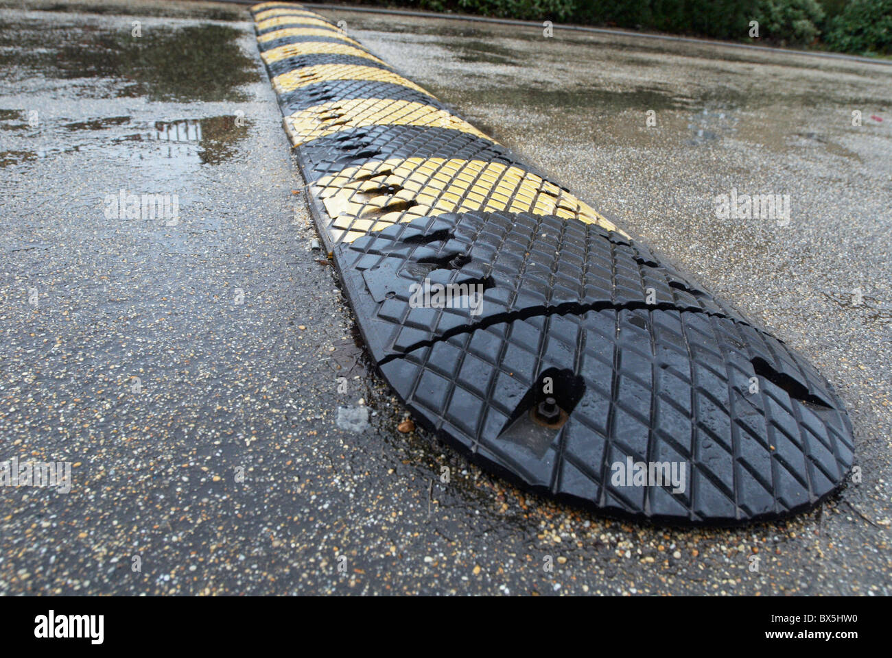 Road hump ramp hi-res stock photography and images - Alamy
