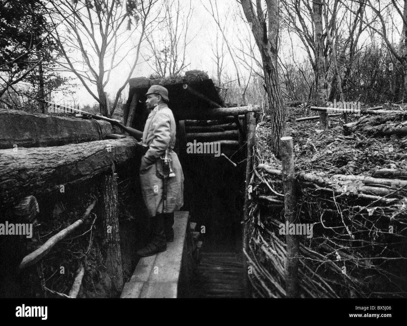 German Soldier In A Trench High Resolution Stock Photography and Images ...