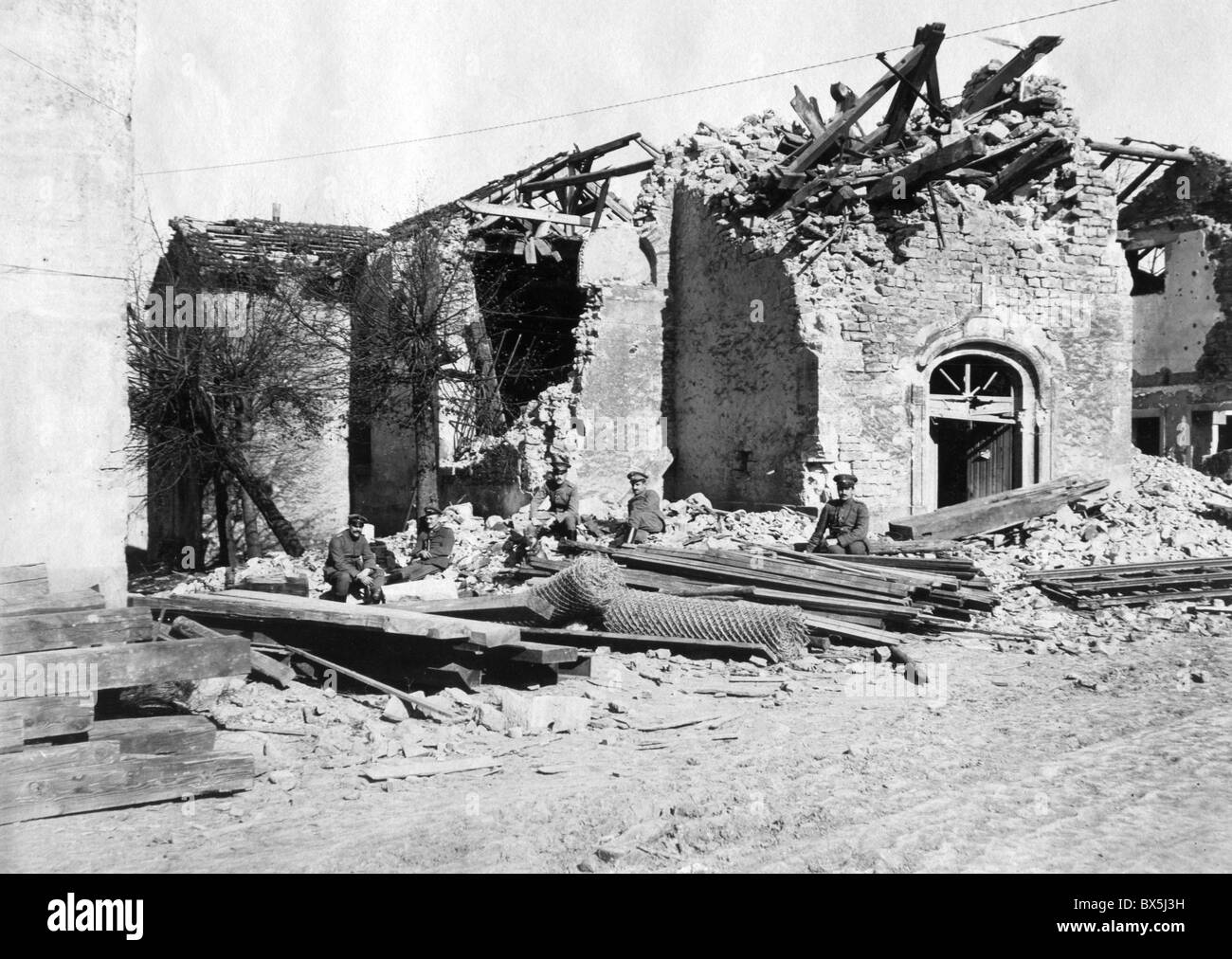 France Wwi Ruins The High Resolution Stock Photography and Images - Alamy