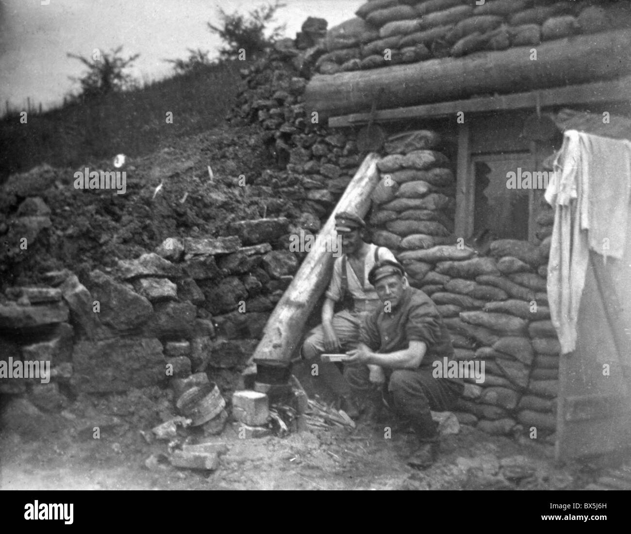German military soldiers in trench hi-res stock photography and images ...