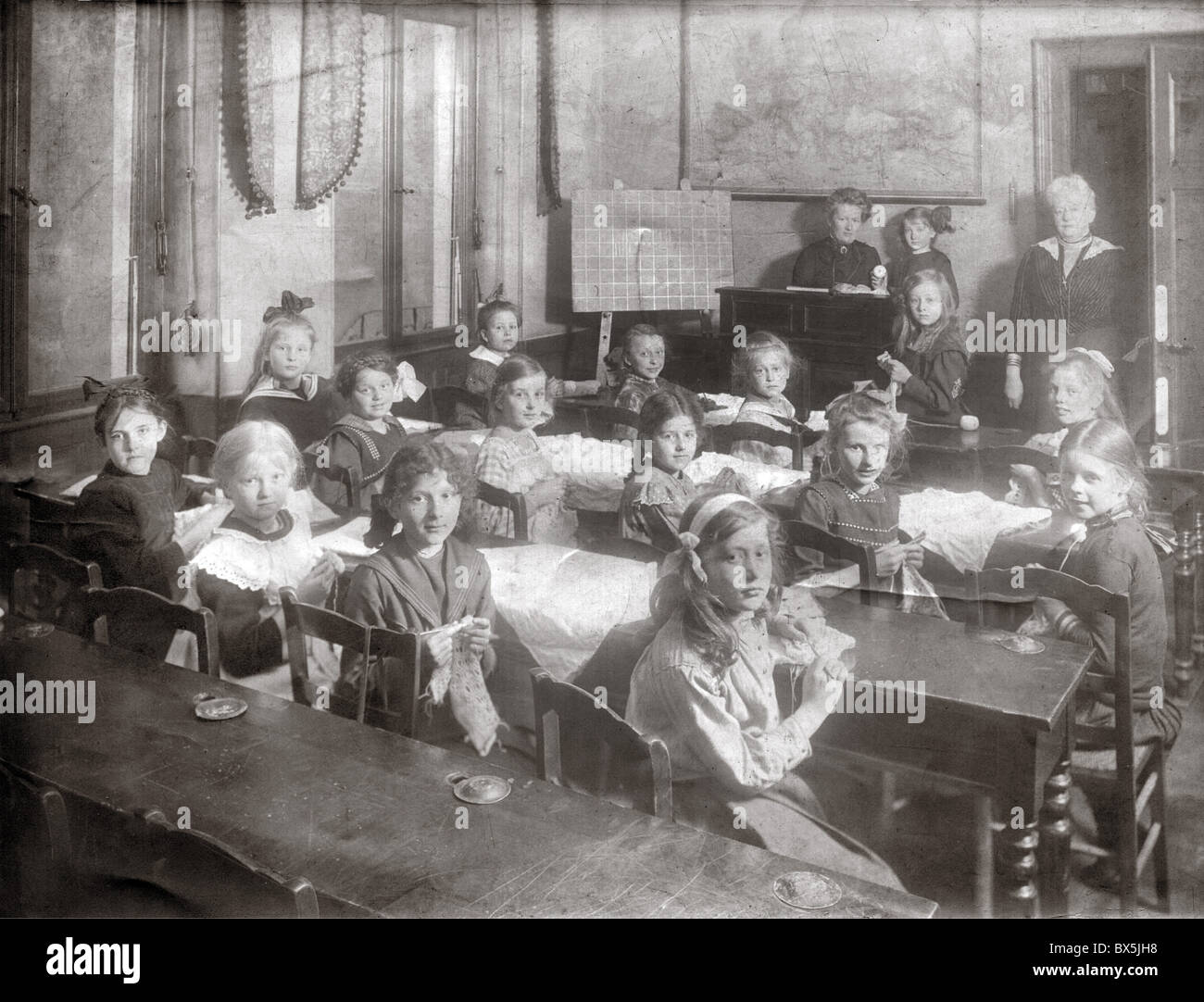 Class Photo 1900 High Resolution Stock Photography and Images - Alamy