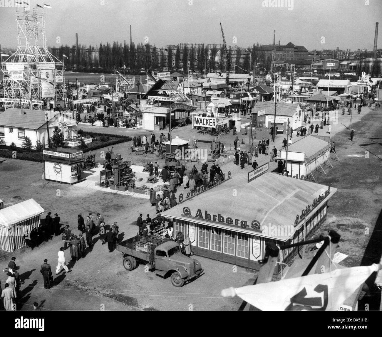 Postwar reconstruction Black and White Stock Photos & Images - Alamy
